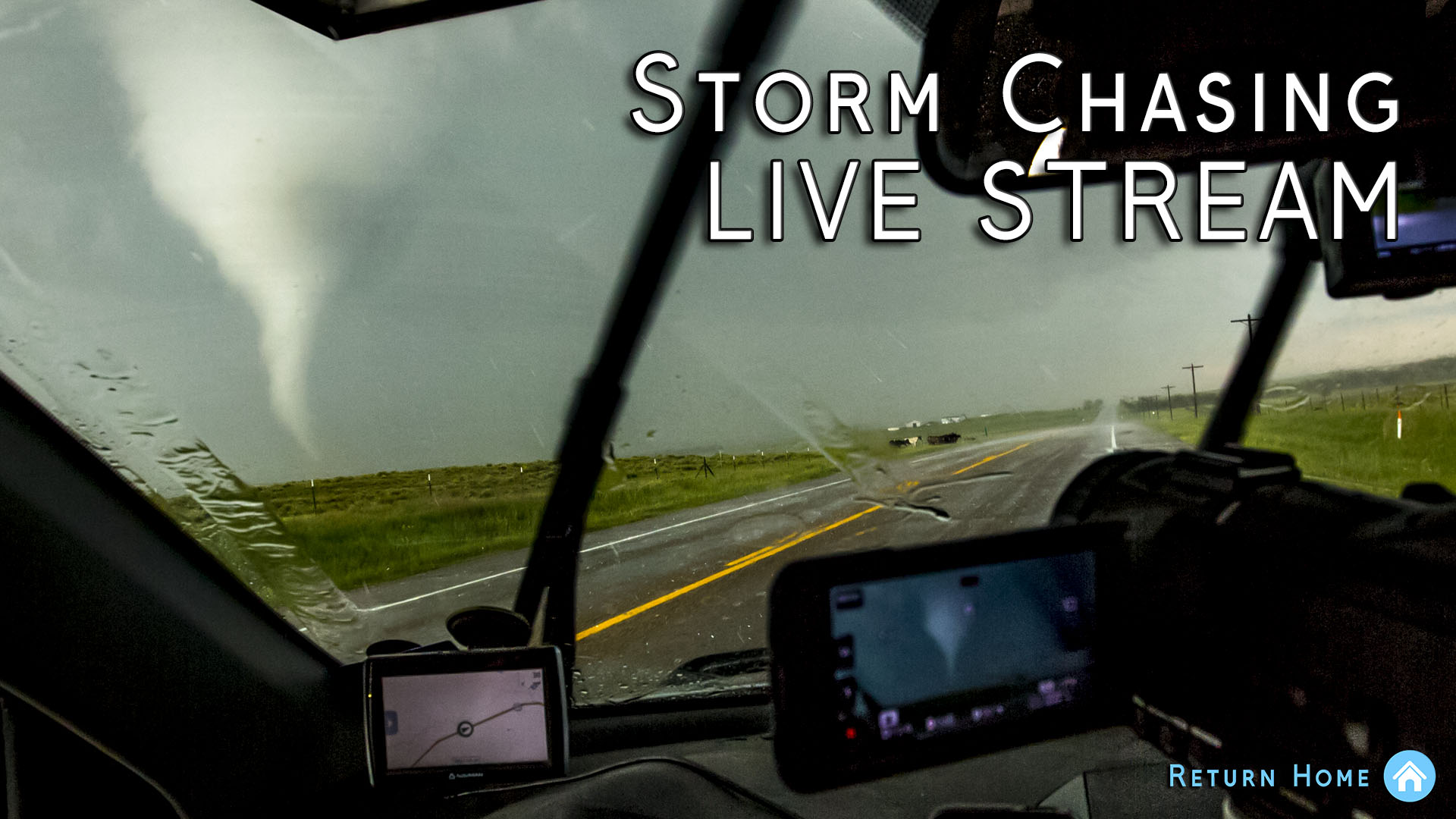 Storm Chaser Daniel Shaw - Live Storm Chasing